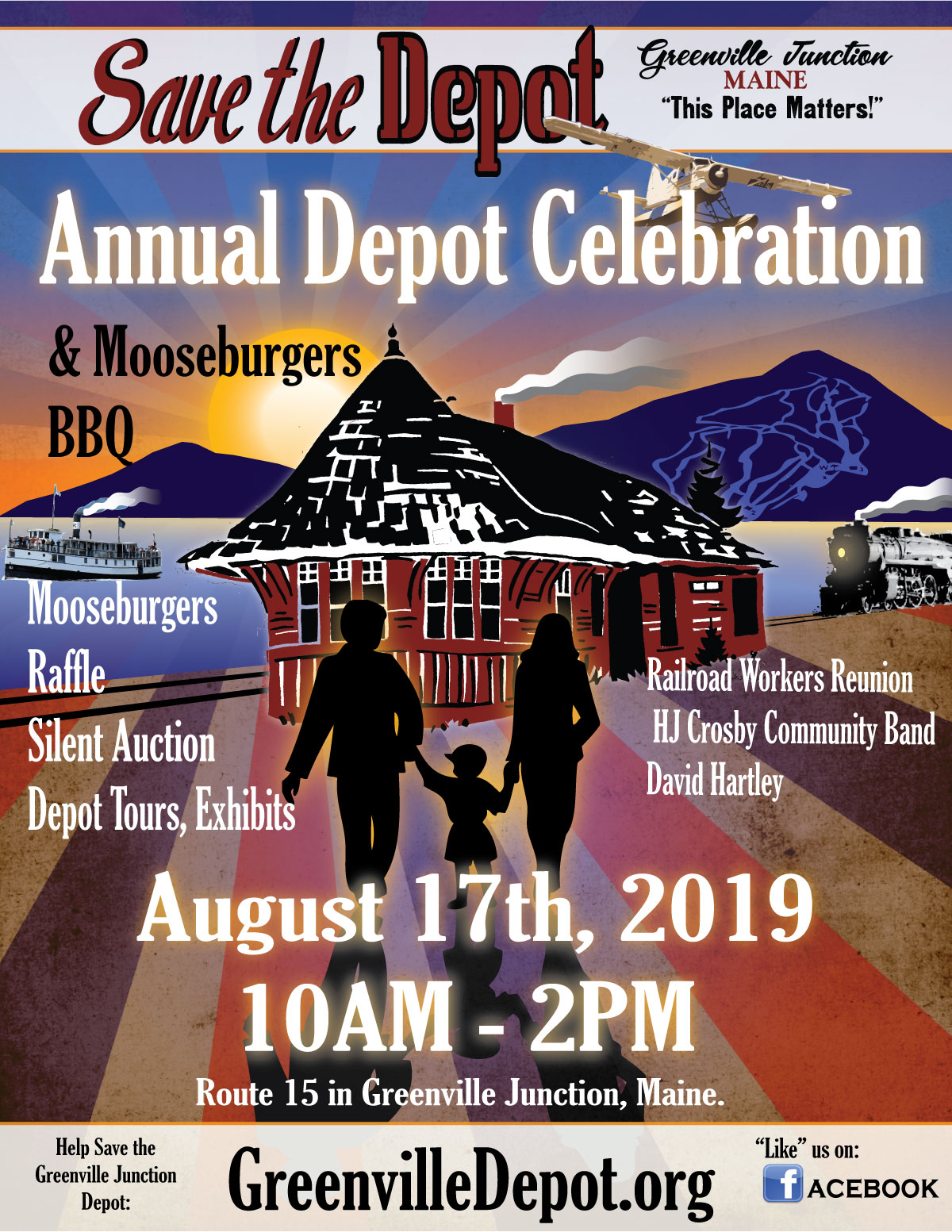 2019 Annual Depot Celebration: Saturday, August 17th. – Greenvilledepot.org